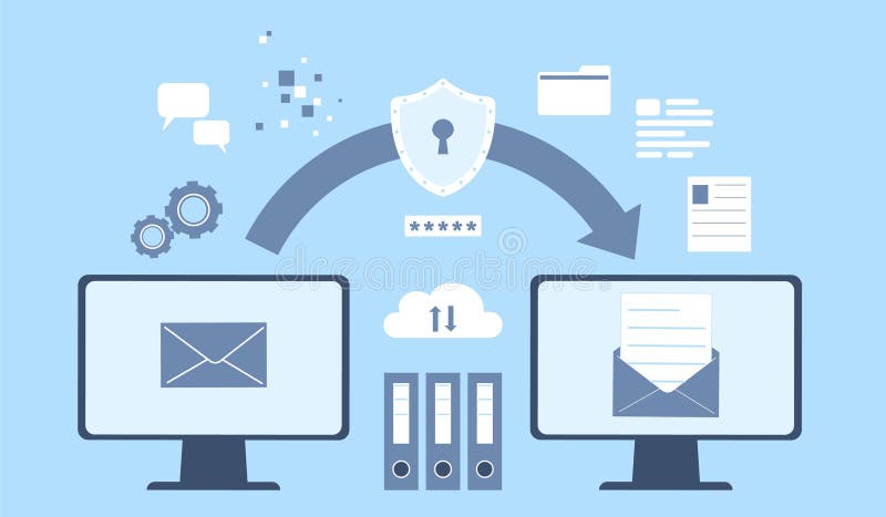 Data Protection, Safety in Internet. Mail and Personal Data Safe ...