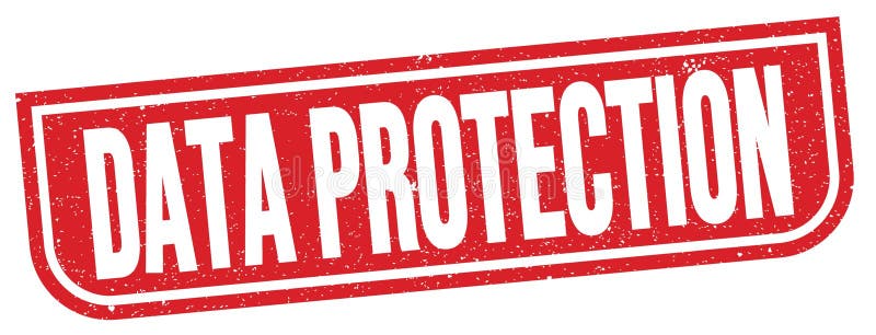 DATA PROTECTION Text Written on Red Stamp Sign Stock Photo - Image of ...