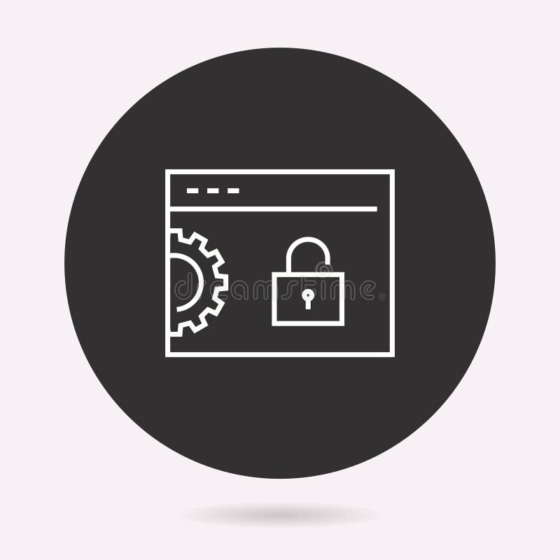 Data Protection - Vector Icon. Illustration Isolated. Simple Pictogram ...