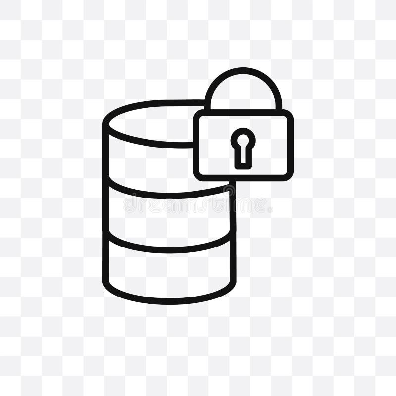 Data Protection Transparent Icon. Data Protection Symbol Design Stock ...