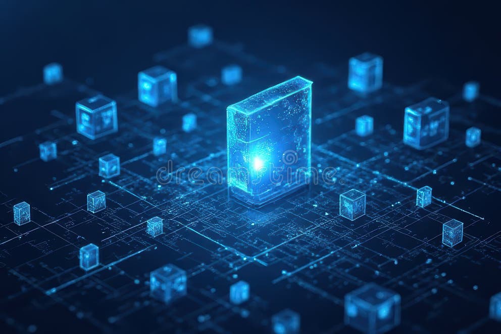 Data Protection Visuals and Strategies Stock Illustration ...