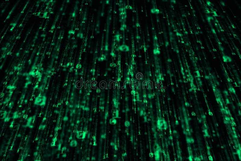 Matrix Binary Rain Stock Illustrations – 153 Matrix Binary Rain Stock ...