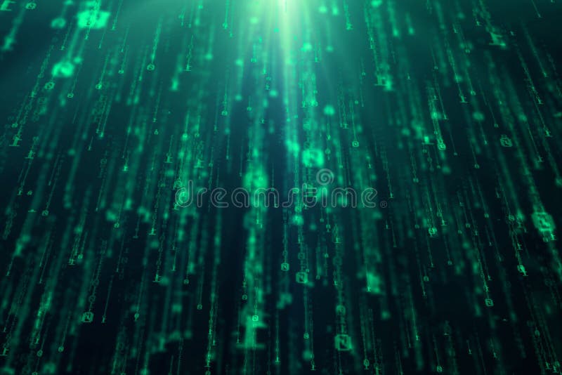 Matrix Binary Rain Stock Illustrations – 128 Matrix Binary Rain Stock ...