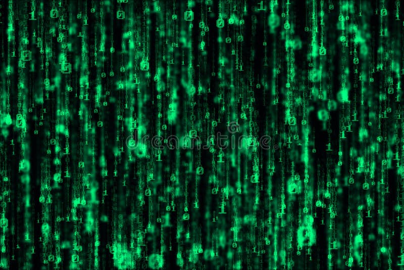 Matrix Binary Rain Stock Illustrations – 128 Matrix Binary Rain Stock ...