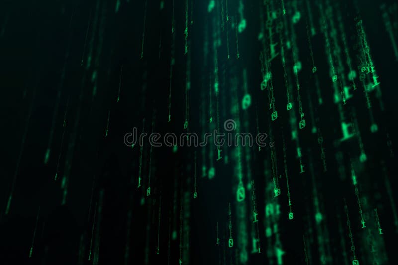 Matrix Binary Rain Stock Illustrations – 128 Matrix Binary Rain Stock ...