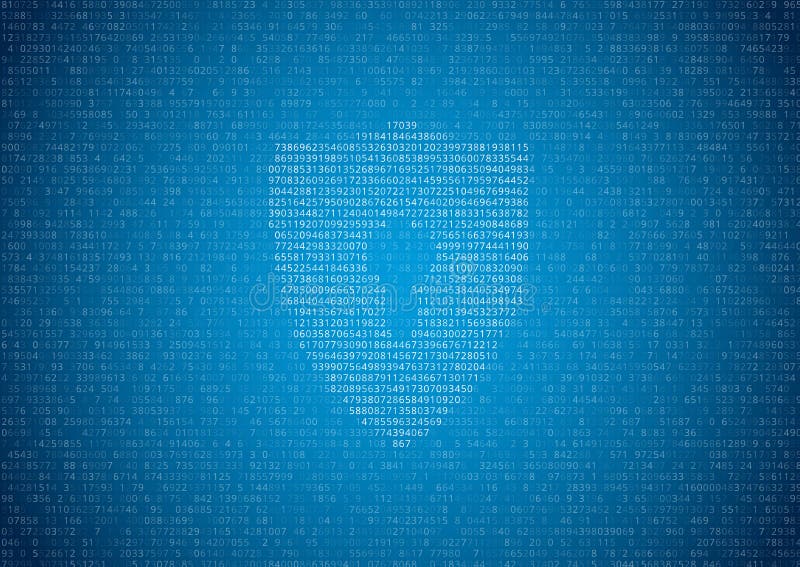 Data stock vector. Illustration of encrypted, encoded - 53619867