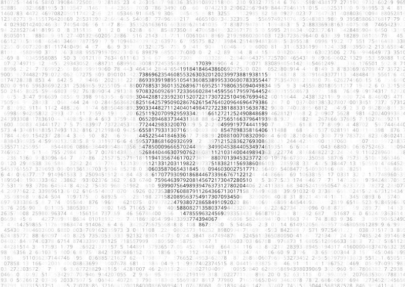 Stream Of Binary Code On Screen Abstract Vector Stock Vector Illustration Of Coding Number