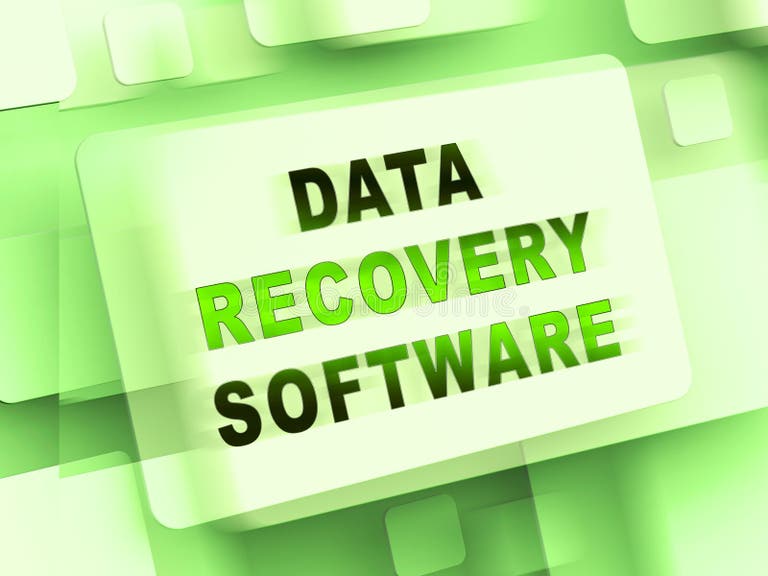 Data Recovery Software Bigdata Restoring 3d Rendering Stock ...
