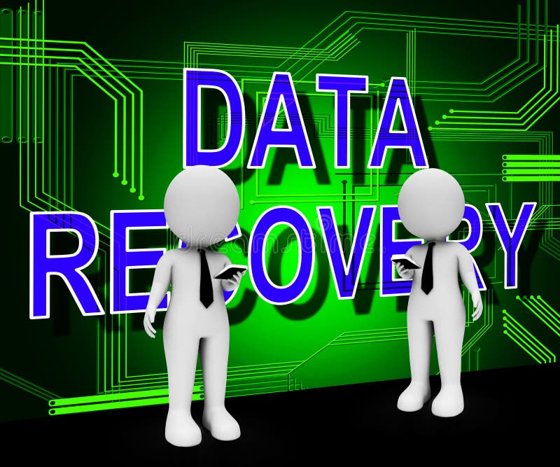 Data Recovery Software Bigdata Restoring 3d Rendering Stock ...