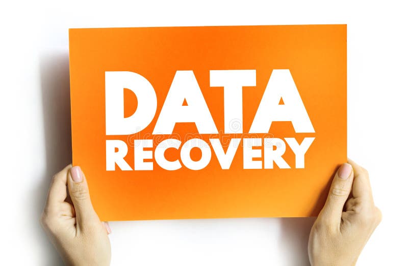 Data Recovery Text Quote Technology Concept Background Stock Photos ...