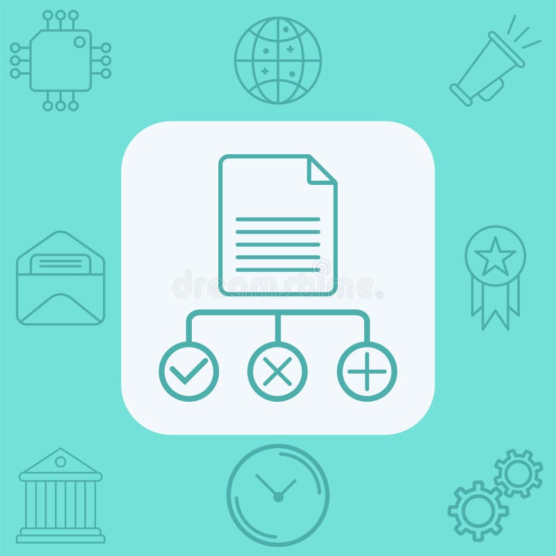 Data Regulation Vector Icon Sign Symbol Stock Illustration ...