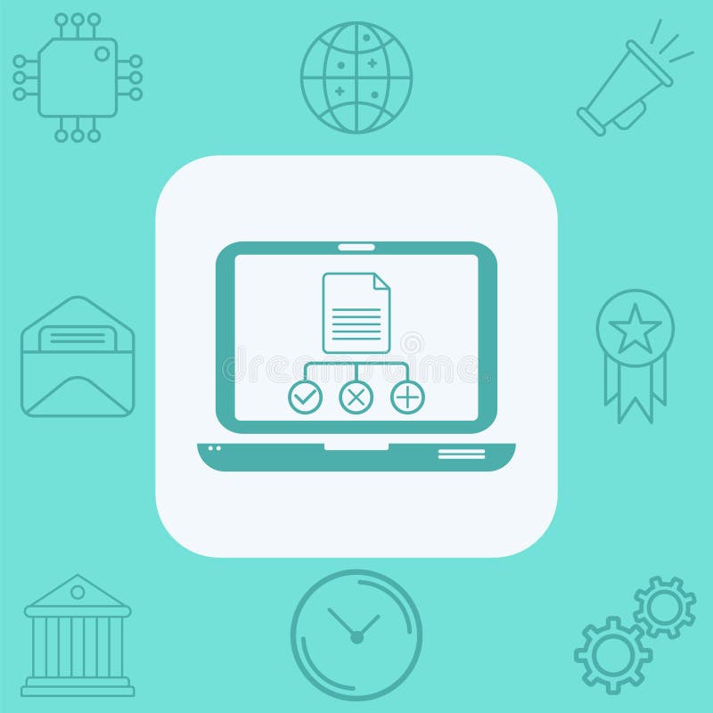 Data Regulation Vector Icon Sign Symbol Stock Vector - Illustration of ...