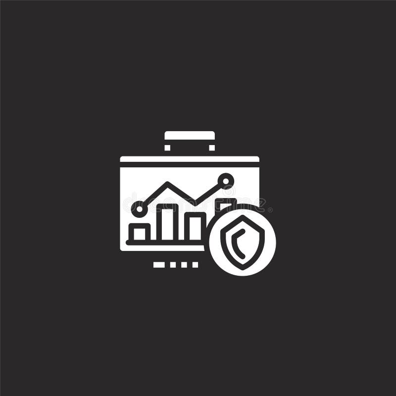 Data Research Icon. Filled Data Research Icon for Website Design and ...