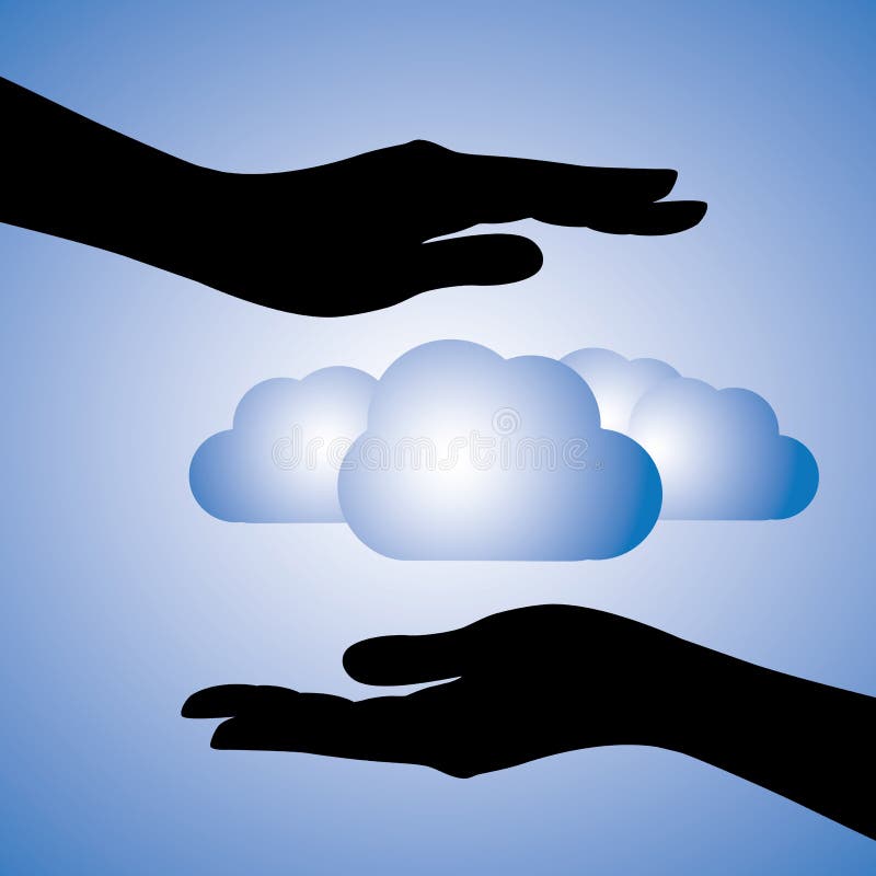 Data Safety & Protection(cloud Computing) Graphic Stock Vector ... Data Safety & Protection(cloud Computing) Graphic Stock Vector ...