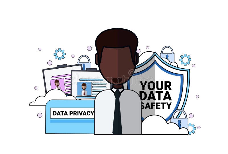 Data Safety Cloud Shield Hands Hold Checklist Over Synchronization ...