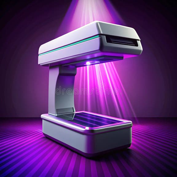 Data Scanner with Scanning Lines Stock Illustration - Illustration of ...