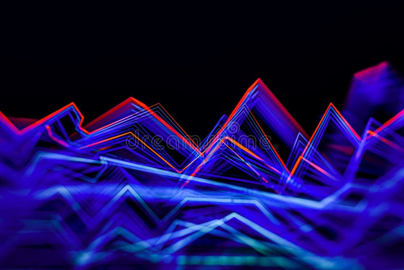 Data Science Abstract Technological Background in Vibrant Colors with ...