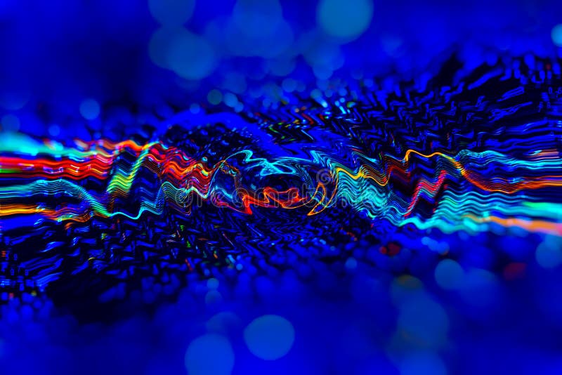 Data Science Abstract Technological Background in Vibrant Colors with ...