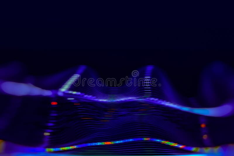Data Science Abstract Technological Background in Vibrant Colors with ...