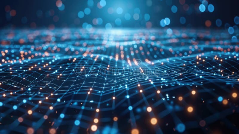 Data Science, AI and Cloud Data Concept. Computer Programmer. Stock ...