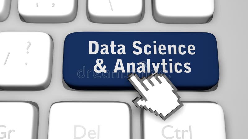 Data science and analytics stock illustration. Illustration of telecoms ...