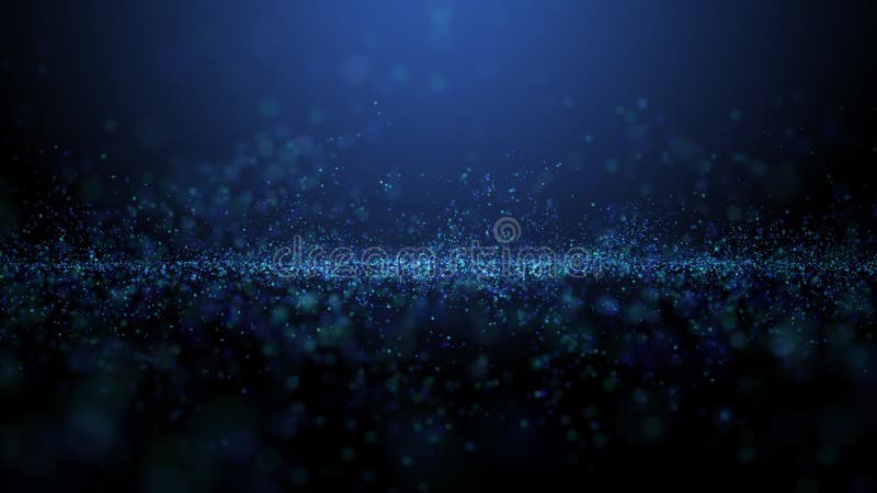 Data Science Background. Blue Abstract Digital Futuristic Network ...