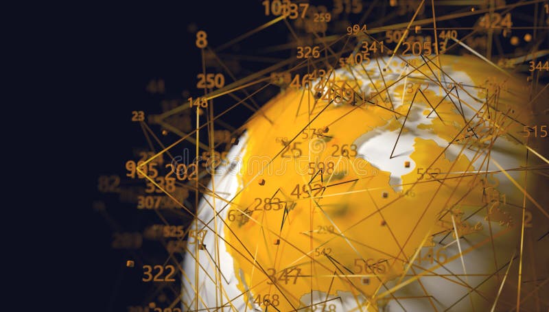 Data Science and Big Data Concept.3d Illustration Stock Illustration ...