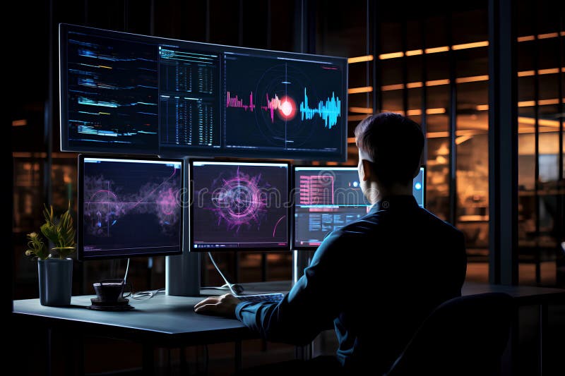 Data Science And Big Data Technology Scientist Computing Analysing And Visualizing Complex