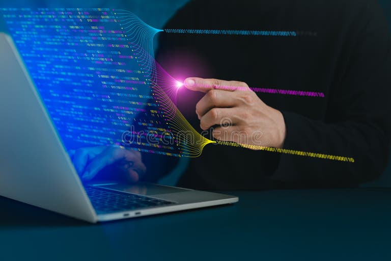 Data Science, Big Data Technology. Computers Used by Data Scientists To ...