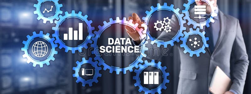 Data Science Business Analytics Internet Technology Concept Stock Image ...