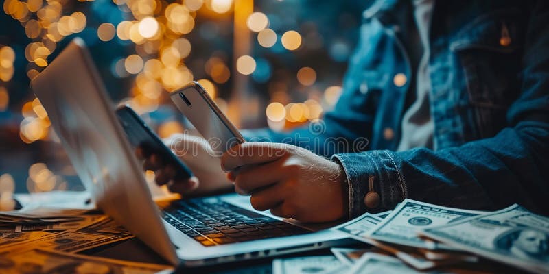 Data Science, Business Intelligence. Businessman Using Computing ... Data Science, Business Intelligence. Businessman Using Computing ...