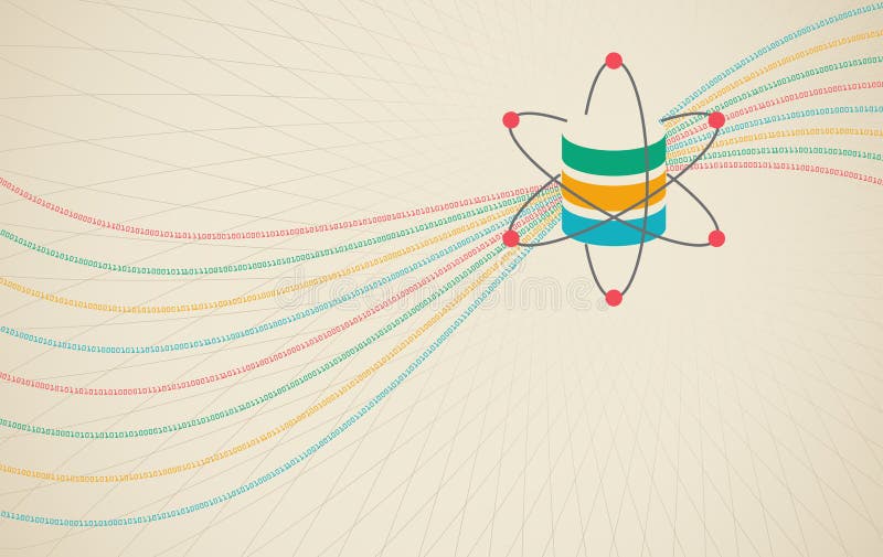 Data Science and Communication Concept. Stock Vector - Illustration of ...