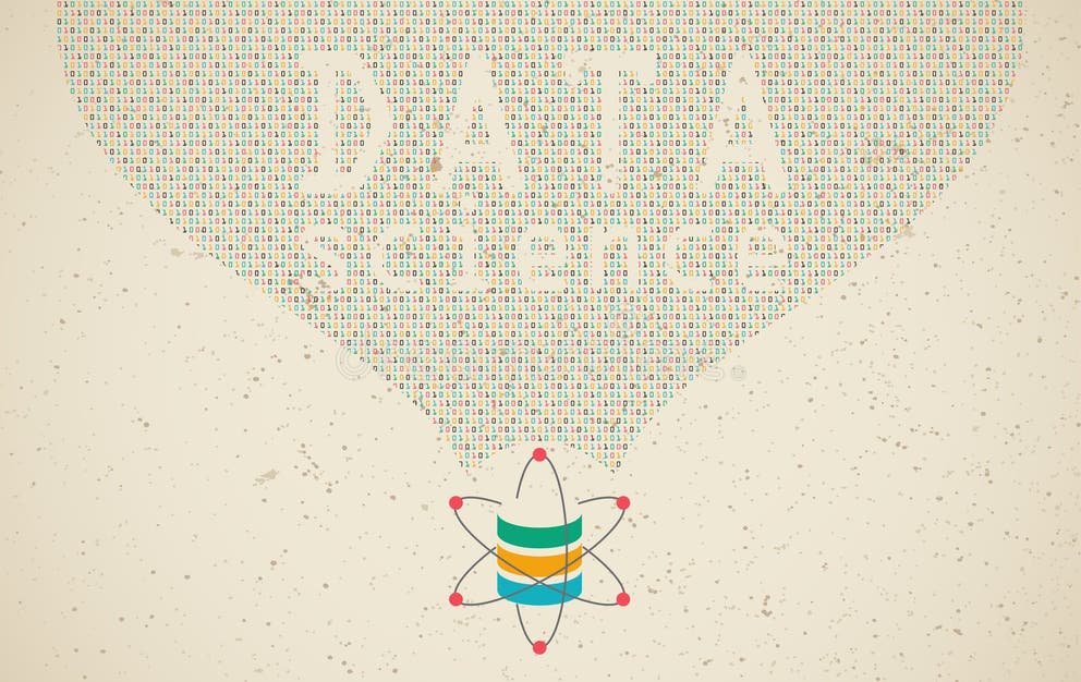 Data Science and Communication Concept. Stock Vector - Illustration of ...