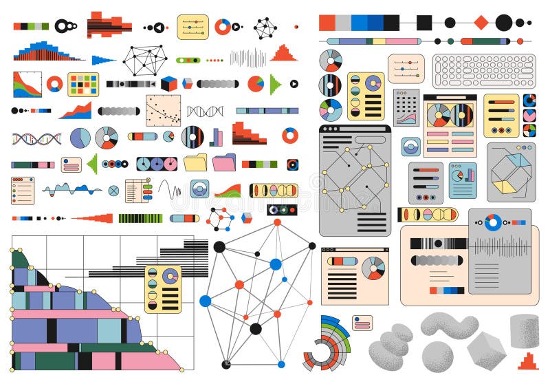 Data Science Design Element Stock Vector - Illustration of robotics ...
