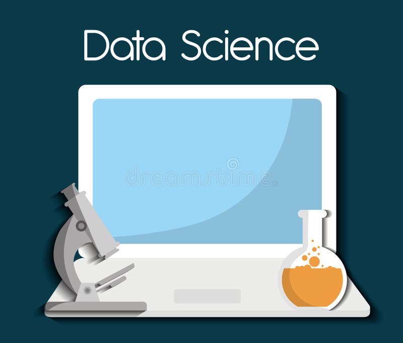 Data Science Design , Vector Illustration Stock Vector - Illustration ...
