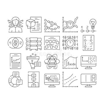 Data Science Icons Stock Illustrations – 21,900 Data Science Icons ...