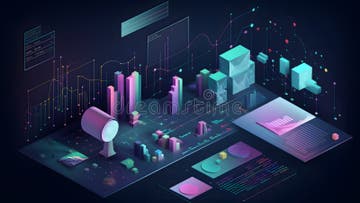 Wallpaper Depicting Visual Modern Process Stock Illustrations – 132 ...