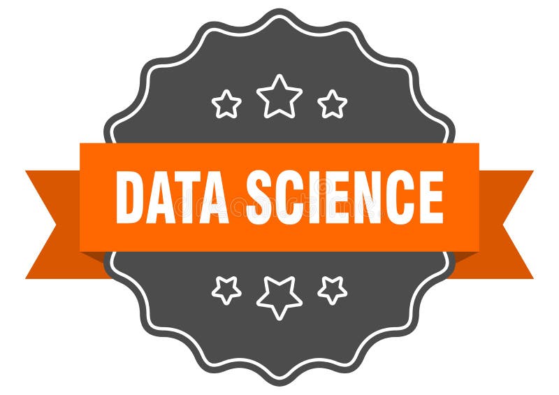 Data science label stock vector. Illustration of circle - 194900641