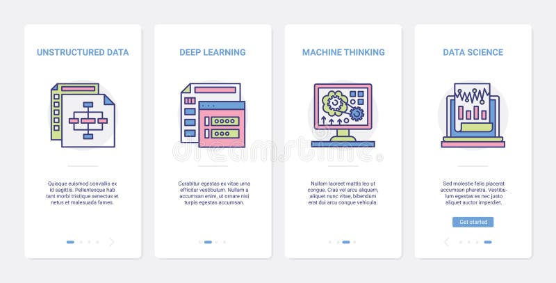 Data Science Learning, Machine Thinking Technology UX, UI Mobile App ...