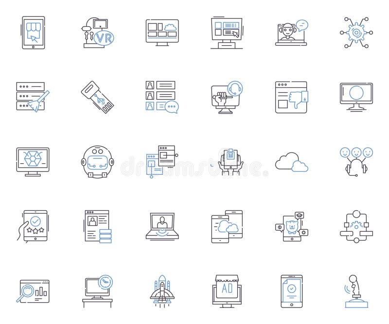 Data Science Line Icons Collection. Analytics, Machine Learning, Statistics, Modeling ...