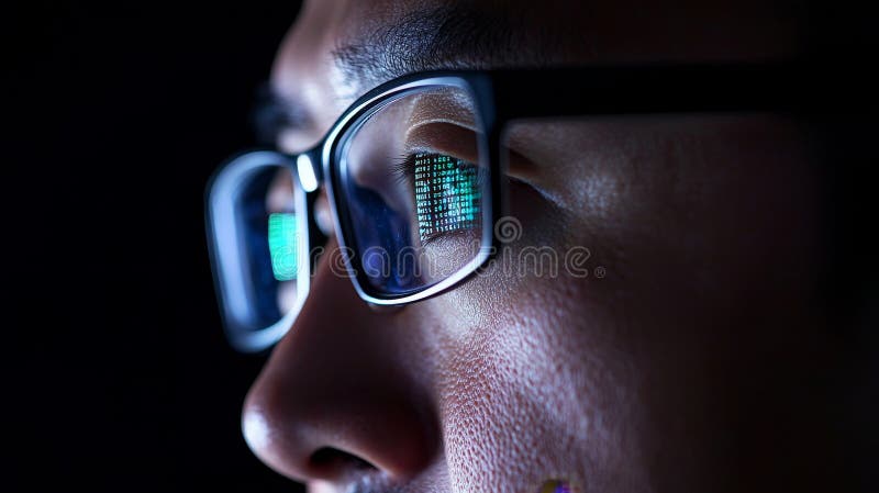 Data Science, Machine Learning, AI Concept of Focus Software Engineer ...