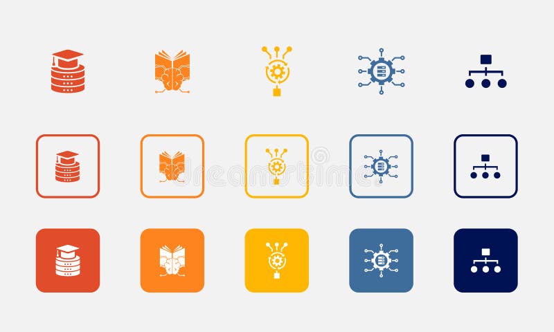 Data Science, Machine Learning Stock Vector - Illustration of concept ...