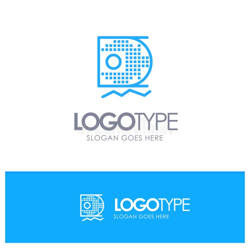 Data, Science, Data Science, Mining Blue Outline Logo Place for Tagline ...