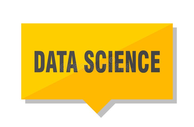 Data science price tag stock vector. Illustration of label - 118935942