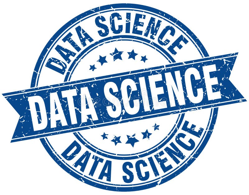 Data Science Round Grunge Stamp Stock Vector - Illustration of isolated ...