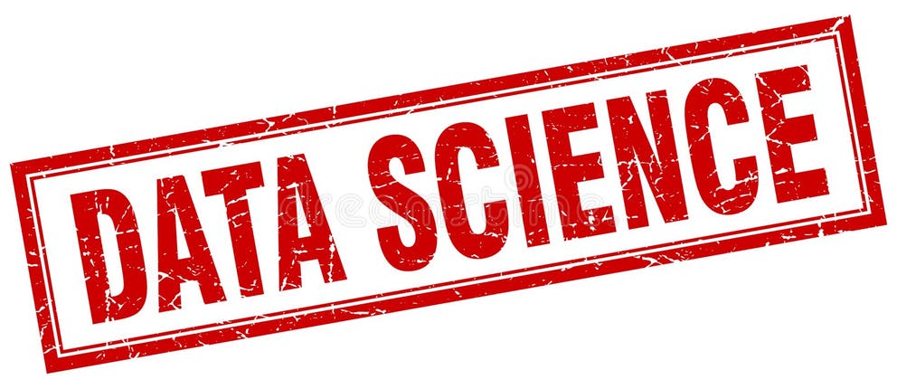 Data science stamp stock vector. Illustration of stamp - 125213368