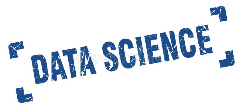 Data Science Round Ribbon Isolated Label. Data Science Sign Stock ...