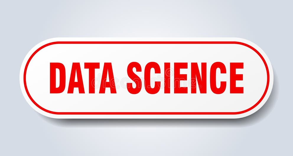 Data science sticker. stock vector. Illustration of flat - 197145900