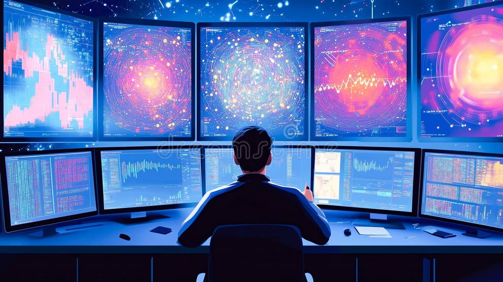 A Data Scientist Analyzing Large Datasets To Identify Trends, Patterns, and Insights for ...