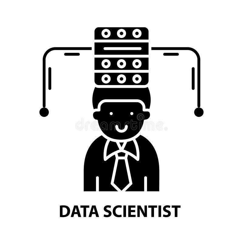 Data Center Symbol Icon, Black Vector Sign with Editable Strokes ...